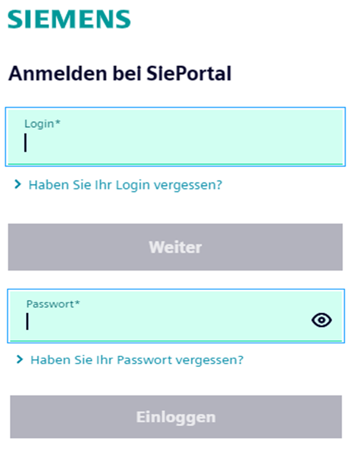 Registrierung und Anmeldung