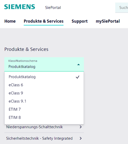 Produktkatalog - alles auf einen Blick