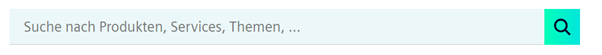 Suchfeld Produktsuche