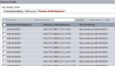 Eigene Artikelnummern anlegen