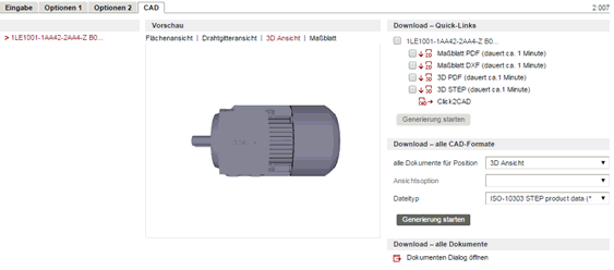 DT Konfigurator - CAD Daten